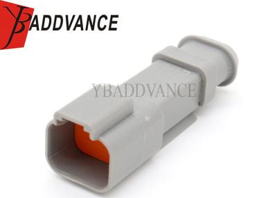 China Deutsch DT04-2P-E008 2 Way Male Automotive Connector 14-20 AWG Heat Shrink End for sale