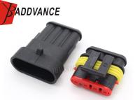 China TE Connectivity 4 Pin Superseal 1.5 Connector with Terminals 282106-1 282088-1 14-22 AWG for sale