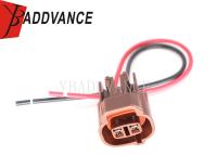 China Sumitomo MT Series 2-Way Female Brown Connector 6189-0033 for 18-22 AWG Wire with 15cm Pigtail for sale