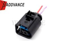 China 2 Way Black Female Auto Wiring Harness Connector 4D0 971 992 15cm for VW Audi for sale