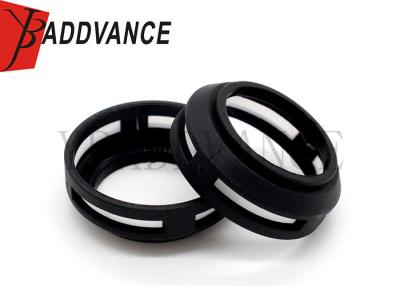 China Gasoline Fuel Injector Filter Repair Kit 23.3x15.8x8mm for Peugeot 405 Black for sale