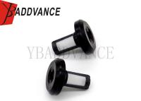 China Gasoline Fuel Injector Repair Kit Filter 9.6x2.4x10.6mm Black Nylon Mesh for sale