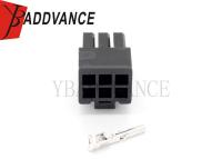 China Molex Equivalent 6 Pin Waterproof Automotive Connector Straight PCB Housing 43025-0600 for sale