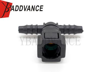China Lightweight Plastic Pipe Connectors T Type Return Oil Backflow Tee For Bosch 110 Series for sale