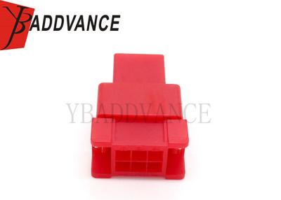 China Unsealed Automotive 6 Pin Male Female Electrical Connector Red PBT PA66 for sale