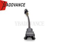 China Black 2 Pin EV1 to EV6 EV14 USCAR Fuel Injector Wiring Harness Adapter 15cm for sale