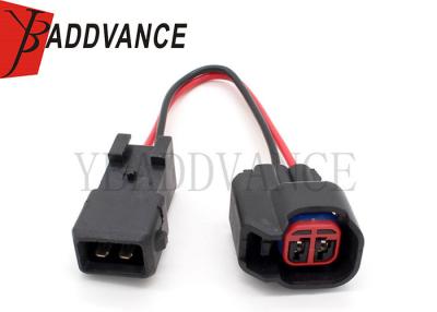 China 2 Pin Plug N Play US CAR EV6 Female to EV1 Male Injector Adapter 11cm Wire Length for VW SAAB for sale