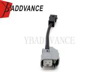 China BC7684 Female EV6 to Bosch Male EV1 Fuel Injector Adapter Harness 15cm 2 Pin Sealed for sale