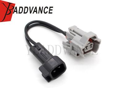 China Denso Female to EV6 Male Fuel Injector Plug N Play Adapter Harness 2 Pin 11cm PBT for sale