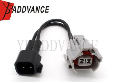 China Fuel Injector Wiring Harness BC7011 11cm Sealed PBT 2 Pin Denso to EV6 Adapter for sale