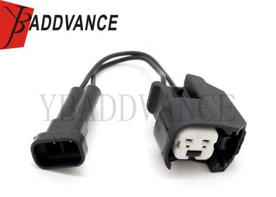 China 2 Pin EV6 EV14 Female USCAR to Male Delphi PNP Adapter Wiring Harness 11cm 18AWG for sale