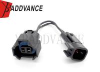 China Auto Wire Harness Pin Adapter Sumitomo Denso to EV6 EV14 Female to Male 2 Pin 11cm for sale