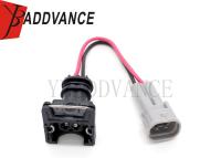 China Fuel Injector Adapter EV1 to Denso 2 Pin Auto Wiring Harness 11cm 18AWG for sale
