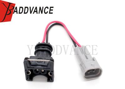 China Fuel Injector Adapter EV1 to Denso 2 Pin Auto Wiring Harness 11cm 18AWG for sale