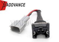 China BC7014 2 Pin Fuel Injector Adapter Harness EV1 Female to Male 11cm Wire Length for Toyota Mazda Subaru for sale