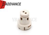 China White Fuel Injector Pintle Cap Two Hole 19.2x18x9.4mm for Toyota Engine for sale