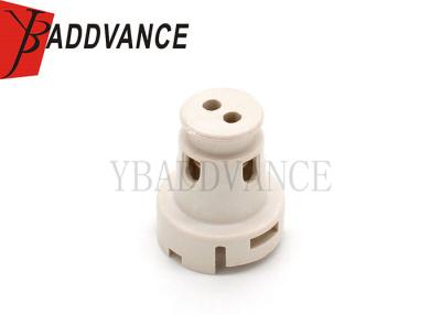 China White Fuel Injector Pintle Cap Two Hole 19.2x18x9.4mm for Toyota Engine for sale