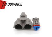 China DT Series 3 Pin Receptacle Automotive Connector with 120 Ohm Resistor for 16-20AWG Wire -40°C to 120°C for sale