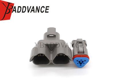 China DT Series 3 Pin Receptacle Automotive Connector with 120 Ohm Resistor for 16-20AWG Wire -40°C to 120°C for sale