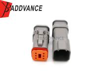 China DT Series 6 Pin Rectangular Deutsch Connectors DT06-6S-E003 DT04-6P-E008 for sale