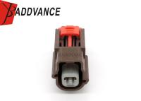 China Brown Automotive Pin Connectors 2 Pin Female Housing Sealed 13A 250V for sale