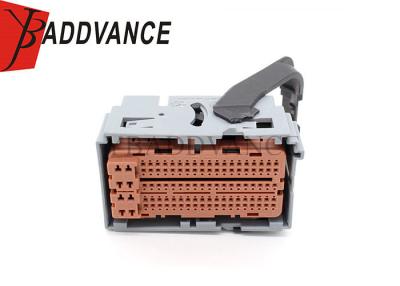 China 95 Position PA66 GF33 Automotive Electrical Connector - 4A Current Rating, Grey Color for Delphi Systems for sale