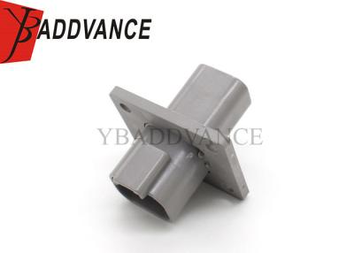 China Deutsch DT04-4P-L012 4 Pin Male Flange Mount Connector 13A Gray Sealed for sale
