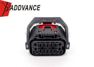 China FEP Series Sealed 26 Pin Female Connector Housing 22AWG 26-1-9 PBT Black for sale