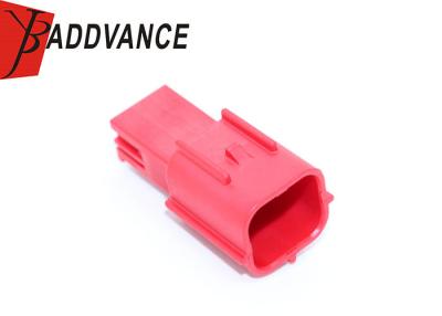 China 6 Pin Red Male Waterproof Automotive Electrical Connector 20.83mm Width for Motorcycle OBD System for sale