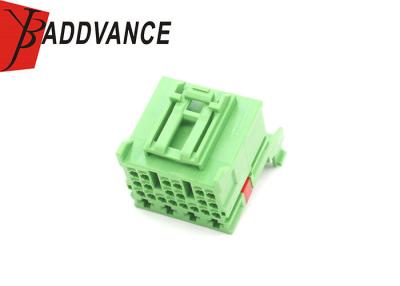 China TE Connectivity 2295390-1 24 Pin Female Automotive Electrical Connector Green Sealed 16-22AWG for sale