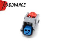 China 2 Pin Female PA66 GF30 Automotive Electrical Connector Gray Sealed 16-22AWG for sale