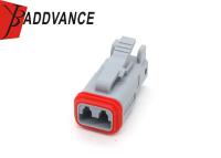 China 2 Pin Female Tyco AMP Automotive Connector 16-22AWG Sealed Gray for sale