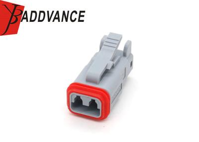 China 2 Pin Female Tyco AMP Automotive Connector 16-22AWG Sealed Gray for sale