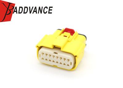 China Waterproof 18 Pin Female Molex Connector Kit 33472-1886 Yellow PBT PA66 16-22AWG for sale
