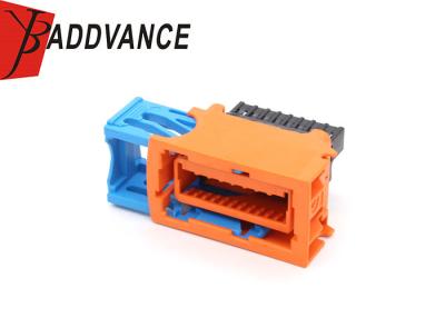 China 20 Pin Female FCI Automotive Connector Orange PBT Housing 211PC209S4055 for sale