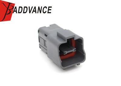 China 4 Pin Waterproof Grey Automotive Sealed Connector Housing 16-22AWG Male PBT for sale