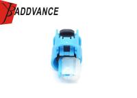 China 2-1-397 AMP TE Connectivity Female 2 Pin Rectangular Connector Blue Color for sale