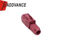 China TE Connectivity AMP Connectors 1 Pin Female and Male Connector 16-22AWG Red for sale