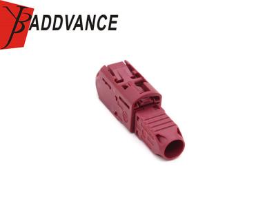 China TE Connectivity AMP Connectors 1 Pin Female and Male Connector 16-22AWG Red for sale