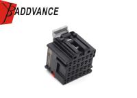 China TE AMP 24 Way Female Receptacle Connector 2307163-1A Black GF30 PBT 16-22AWG for sale