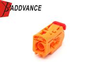 China TE AMP 1 Pin Male Unsealed Automotive Connector DuoTwin 16-22AWG Panel Mount for sale