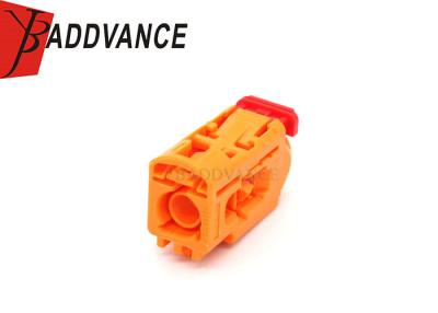 China TE AMP 1 Pin Male Unsealed Automotive Connector DuoTwin 16-22AWG Panel Mount for sale