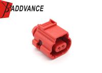 China 8K0 973 702B 2 Pin Female Sensor Connector Red PBT for VW Audi 16-22AWG for sale