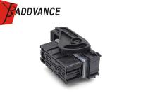 China 64 Pin Tyco AMP Connector Black Female Sealed PA66 GF 125°C Wire-to-Wire for sale