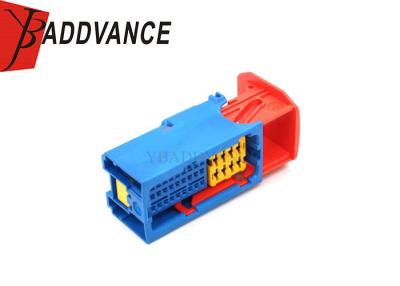China 35-Pin Blue Female Cable Harness Connector Adapter for Japanese Cars - 16-22 AWG, -40°C to 120°C for sale