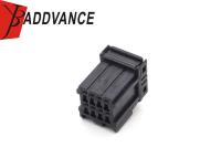 China TE AMP 8 Pin Black Female Unsealed Electrical Plastic Connector 20.83 mm Width for sale