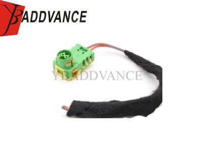 China 2 Pin Green Airbag Connector Housing with Wire AP-14 - 45.92mm Length, -55°C to 125°C Temperature Range for sale
