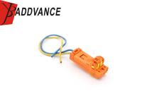 China JST 2 Pin Female Orange Airbag Wire Plug Sealed Connector 16-22AWG for Toyota Subaru for sale