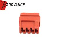 China 4 Pin Red Female Unsealed Automotive Wiring Harness Connector PA66 GF 125°C for sale