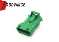 China 4 Way Male Lambda O2 Oxygen Sensor Connector 185001-6 Green Sealed 16-22AWG for sale